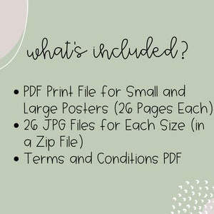 American Sign Language ABC Posters | Modern Greenery ABC Posters ...