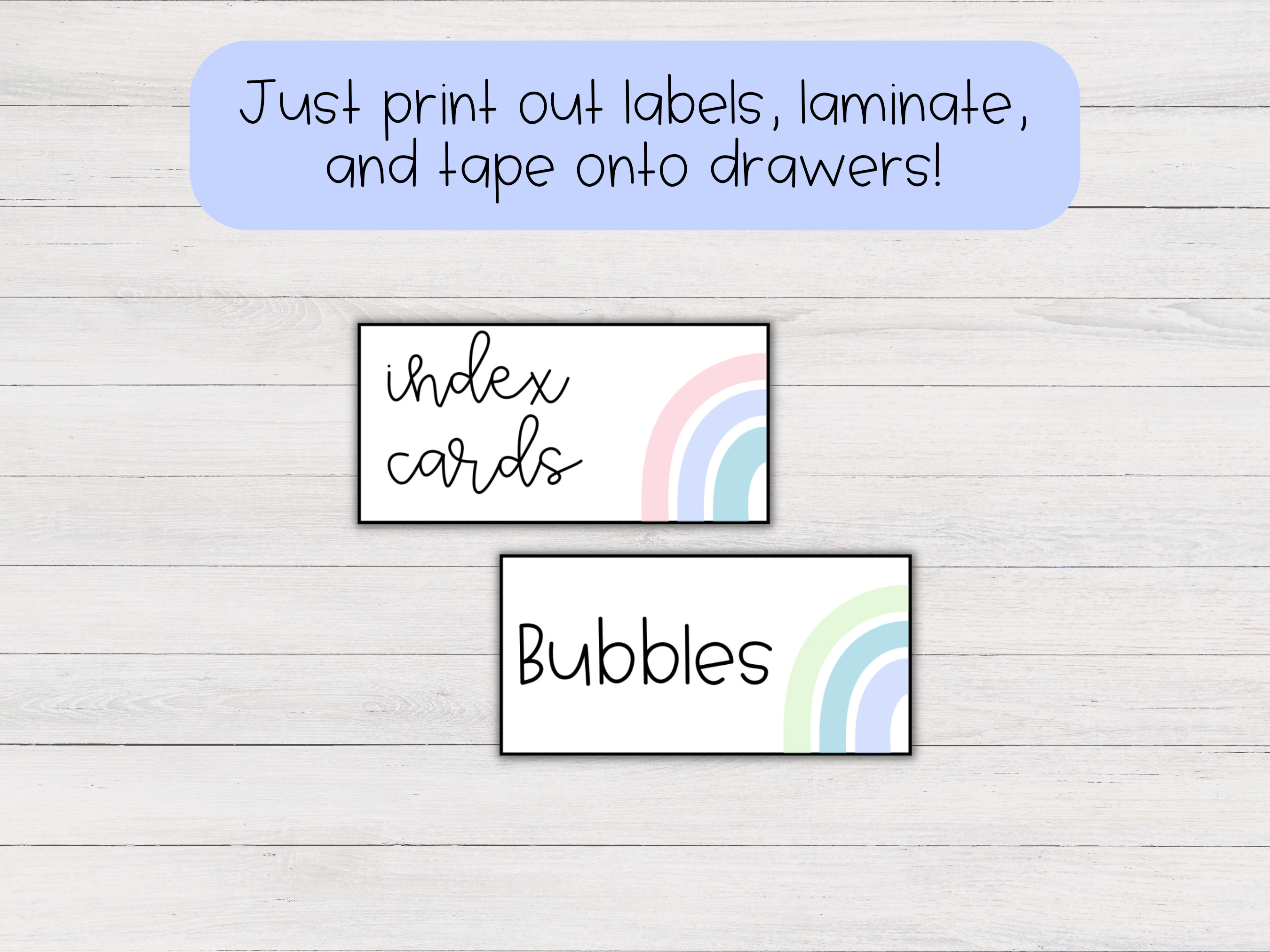 Teacher Toolbox Labels | Pastel Rainbow Teacher Toolbox Labels ...