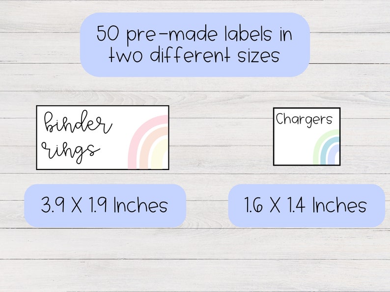 Teacher Toolbox Labels Pastel Rainbow Teacher Toolbox - Etsy