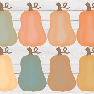 Rustic Pumpkin Clipart | Fall Clipart, Thanksgiving Clipart, Watercolor ...