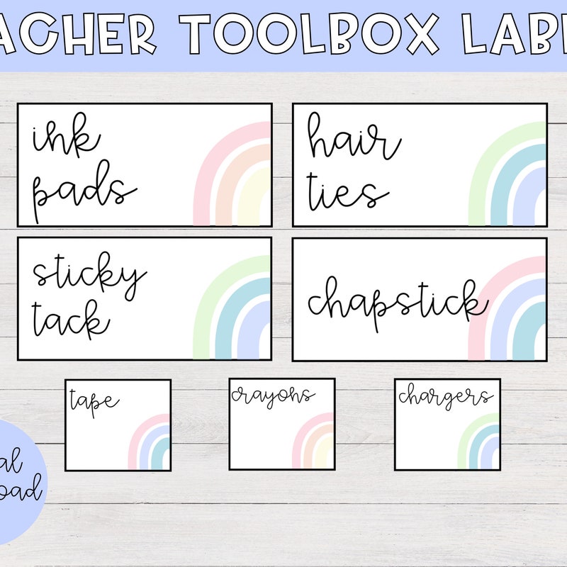 Teacher Toolbox - Etsy