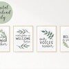 American Sign Language ABC Posters | Modern Greenery ABC Posters ...