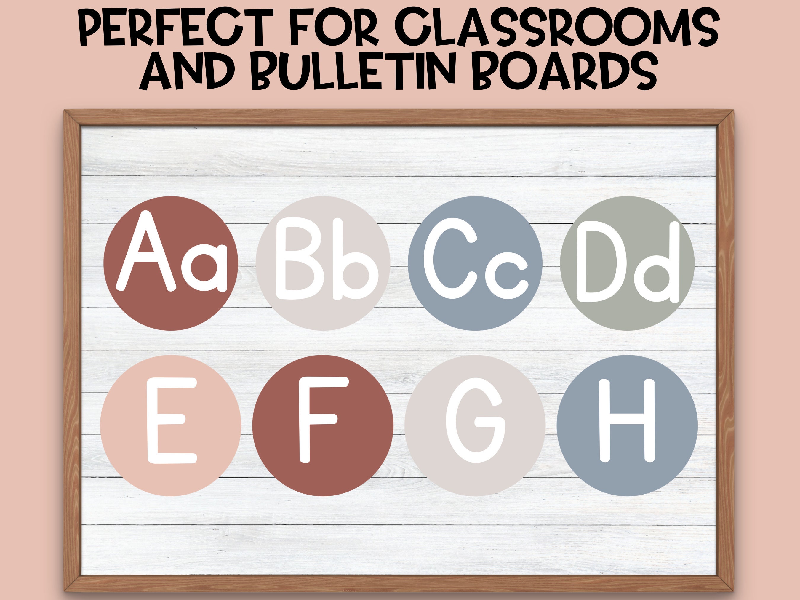 Boho Rainbow Alphabet Posters, Classroom Decor, Printable Wall Art ...