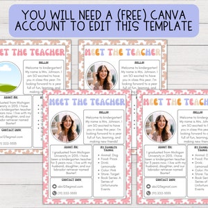 Retro Meet the Teacher Template | Groovy Meet the Teacher Template ...