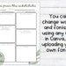 Editable Note From the Substitute Teacher Modern Greenery Theme ...