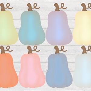 Pastel Rainbow Pumpkin Clipart | Fall Clipart, Thanksgiving Clipart ...