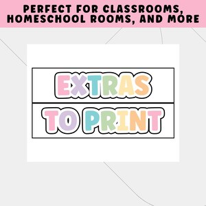 Editable Rolling Cart Labels for Pastel Rainbow Classroom | Editable ...