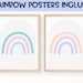 Pastel Rainbow Alphabet Posters | Printable Wall Art, Nursery Wall Art ...