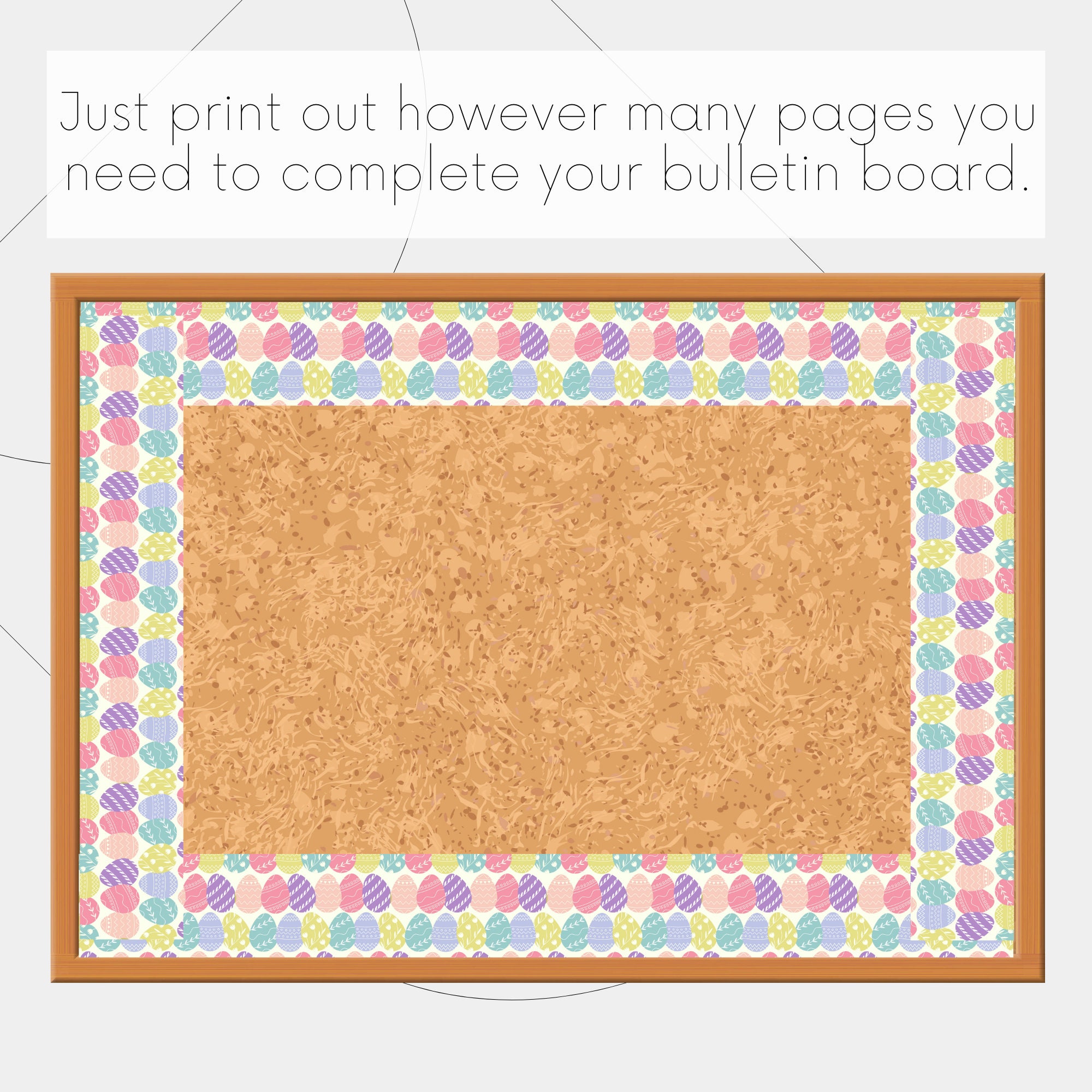 Easter Bulletin Board Borders | Easter Classroom Decor, Spring Bulletin ...