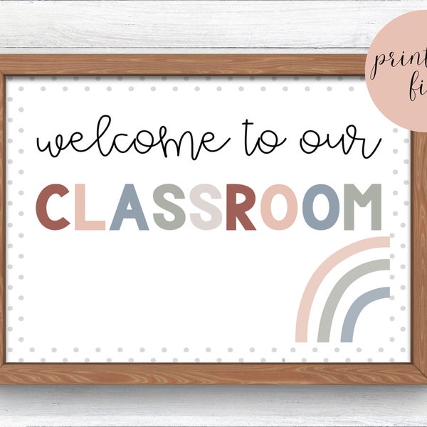 Classroom Welcome Sign - Etsy