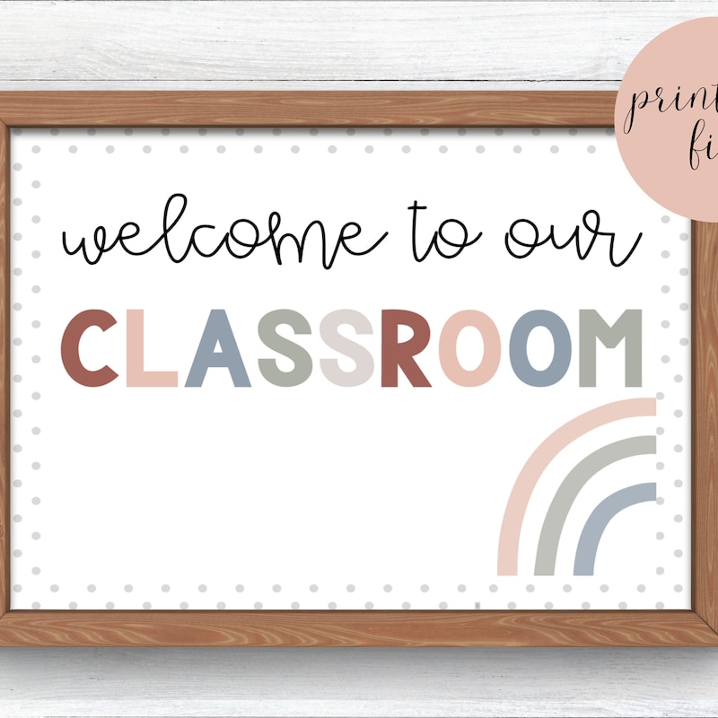 Classroom Welcome Sign - Etsy