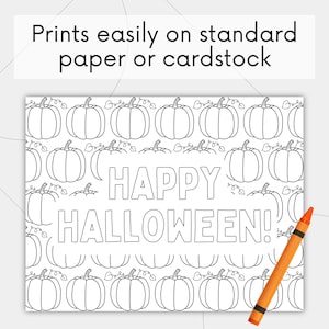 Personalized Halloween Coloring Page | Custom Coloring Page, Name ...