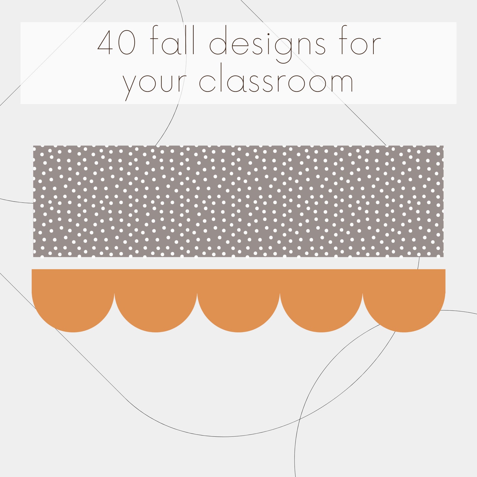 Fall Bulletin Board Borders Fall Classroom Decor Autumn - Etsy