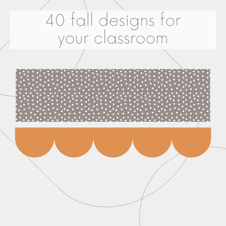 Fall Bulletin Board Borders Fall Classroom Decor Autumn - Etsy
