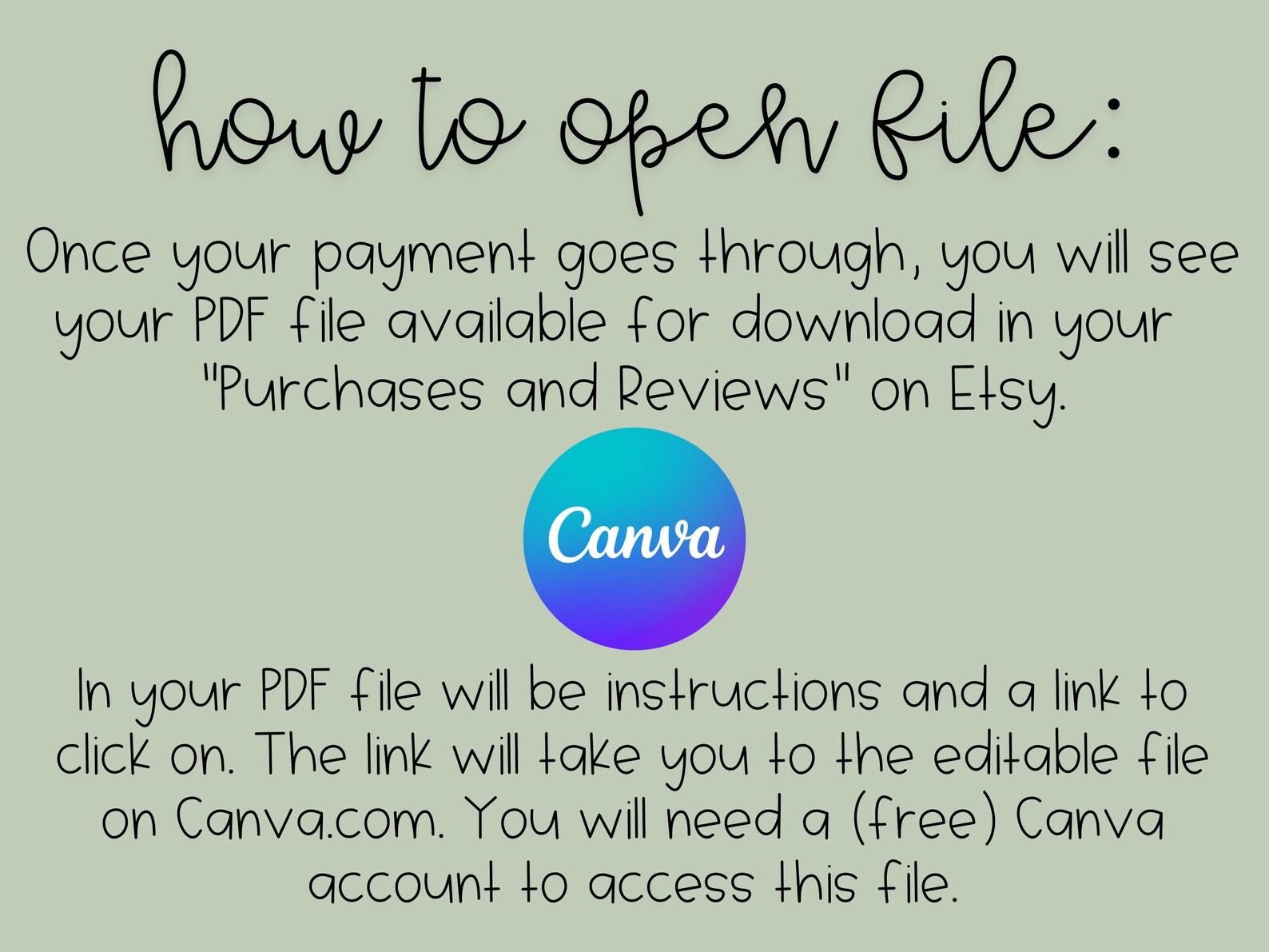 Editable Note From the Substitute Teacher Modern Greenery - Etsy