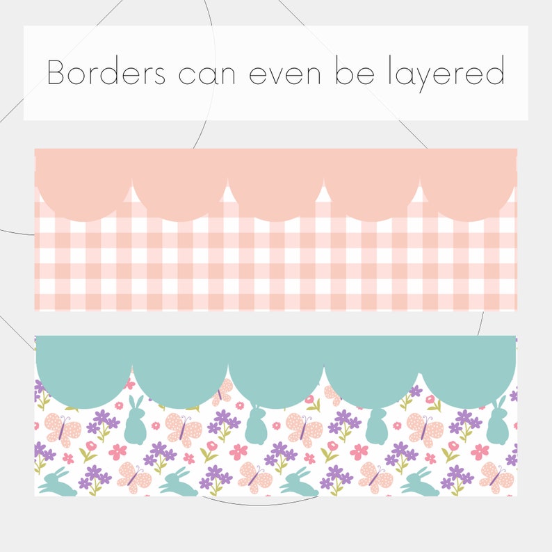 Easter Bulletin Board Borders | Easter Classroom Decor, Spring Bulletin ...