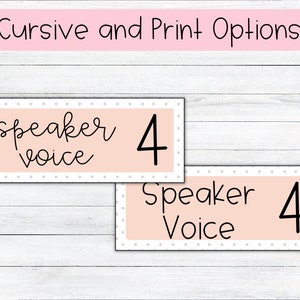 Pastel Rainbow Voice Level Charts | Noise Level Posters | Classroom ...