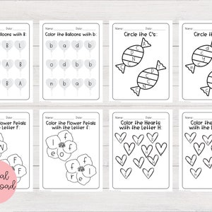 Valentine's Day Worksheet Bundle | Printable Valentines Day Worksheets ...