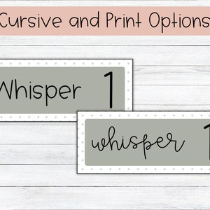 Boho Rainbow Voice Level Charts | Noise Level Posters | Classroom Decor ...