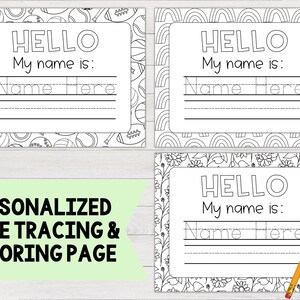 Custom Name Tracing Worksheet | Coloring Page, Tracing Worksheet ...