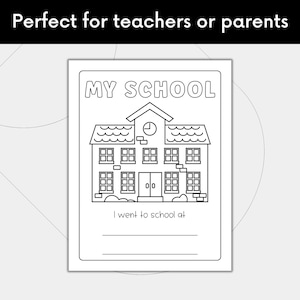 End of the Year Memory Book for Preschool, Kindergarten | Printable End ...