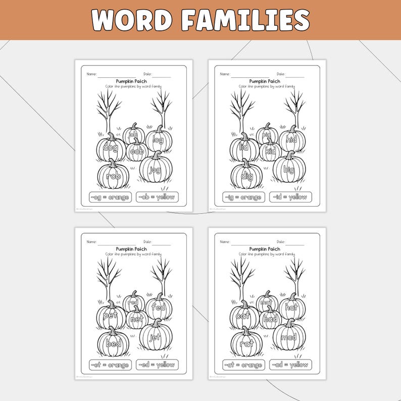 Thanksgiving No Prep Literacy Worksheets for Kindergarten | Fall ...