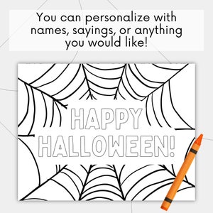 Personalized Halloween Coloring Page | Custom Coloring Page, Name ...