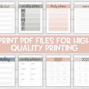 Printable Teacher Planner 2023-2024 | Boho Rainbow, Teacher Binder ...