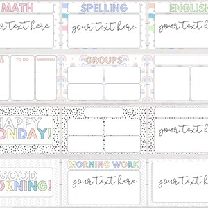 Pastel Slides Templates | Pastel Rainbow Classroom Decor, Google Slides ...