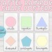 Pastel Rainbow Weather Labels Classroom Decor, Polka Dots, Pastel ...