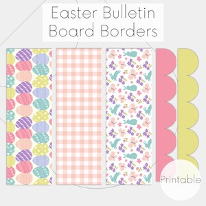 Easter Bulletin Board Borders | Easter Classroom Decor, Spring Bulletin ...
