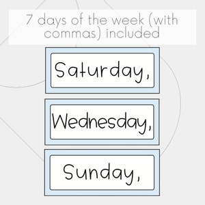 Simple Pastel Flip Calendar and Pocket Chart Cards for Pastel Classroom ...