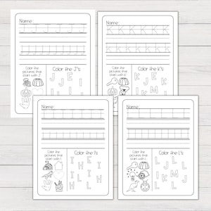 Printable Alphabet Worksheets | Kindergarten Worksheets, Preschool ...