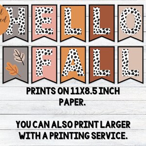 Hello Fall Classroom Banner | Bulletin Board Banner, Classroom Decor ...