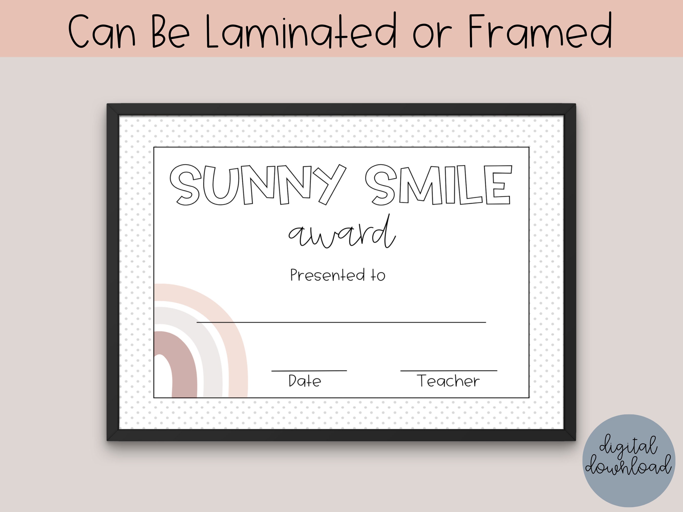 End of the Year Awards Classroom Awards Boho Rainbow - Etsy