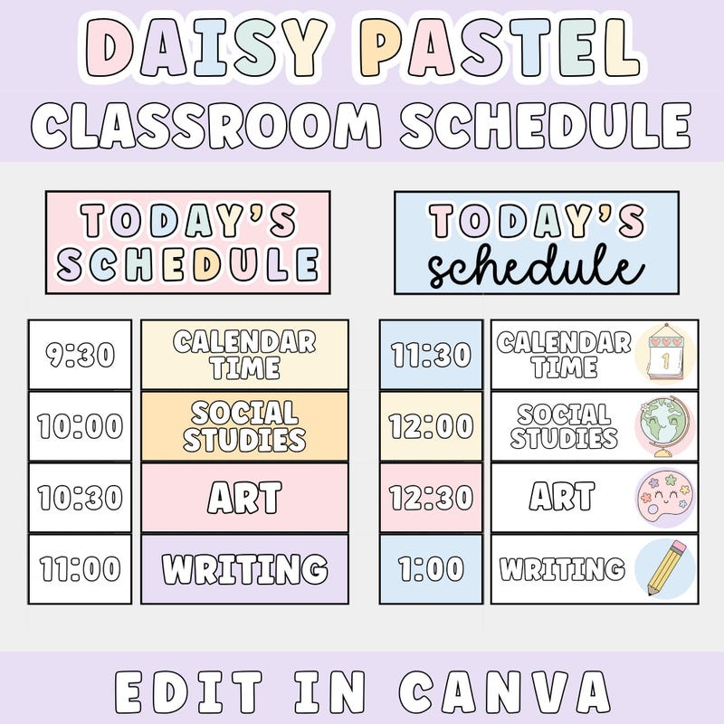 Visual Schedule Teaching - Etsy UK