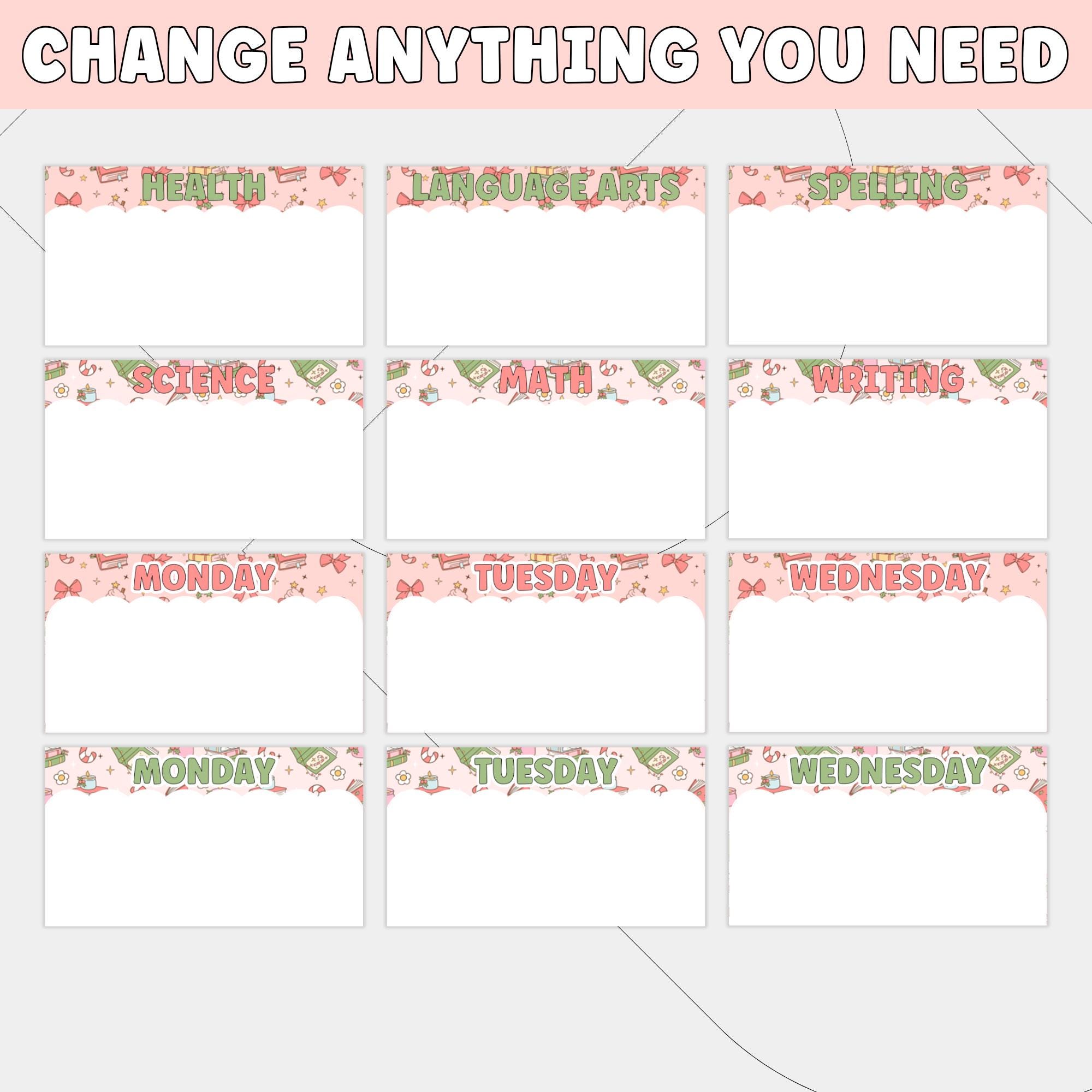 Pink Christmas Daily Powerpoint Slides for Teachers | Morning Meeting ...