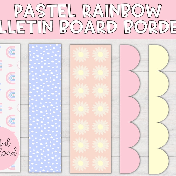 Pastel Borders - Etsy
