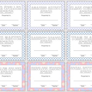 Retro End of the Year Awards | Classroom Awards, Retro Classroom Decor ...