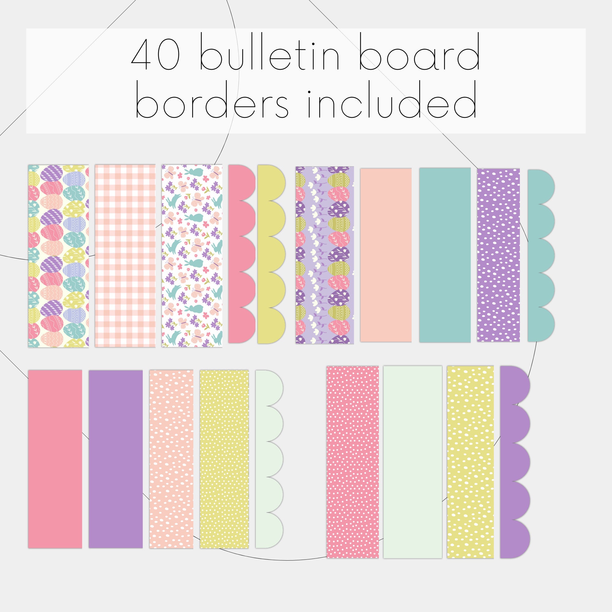 Easter Bulletin Board Kit | Easter Classroom Decor, Spring Bulletin ...