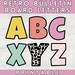 Retro Bulletin Board Letters for Retro Classroom Decor, Groovy Bulletin ...
