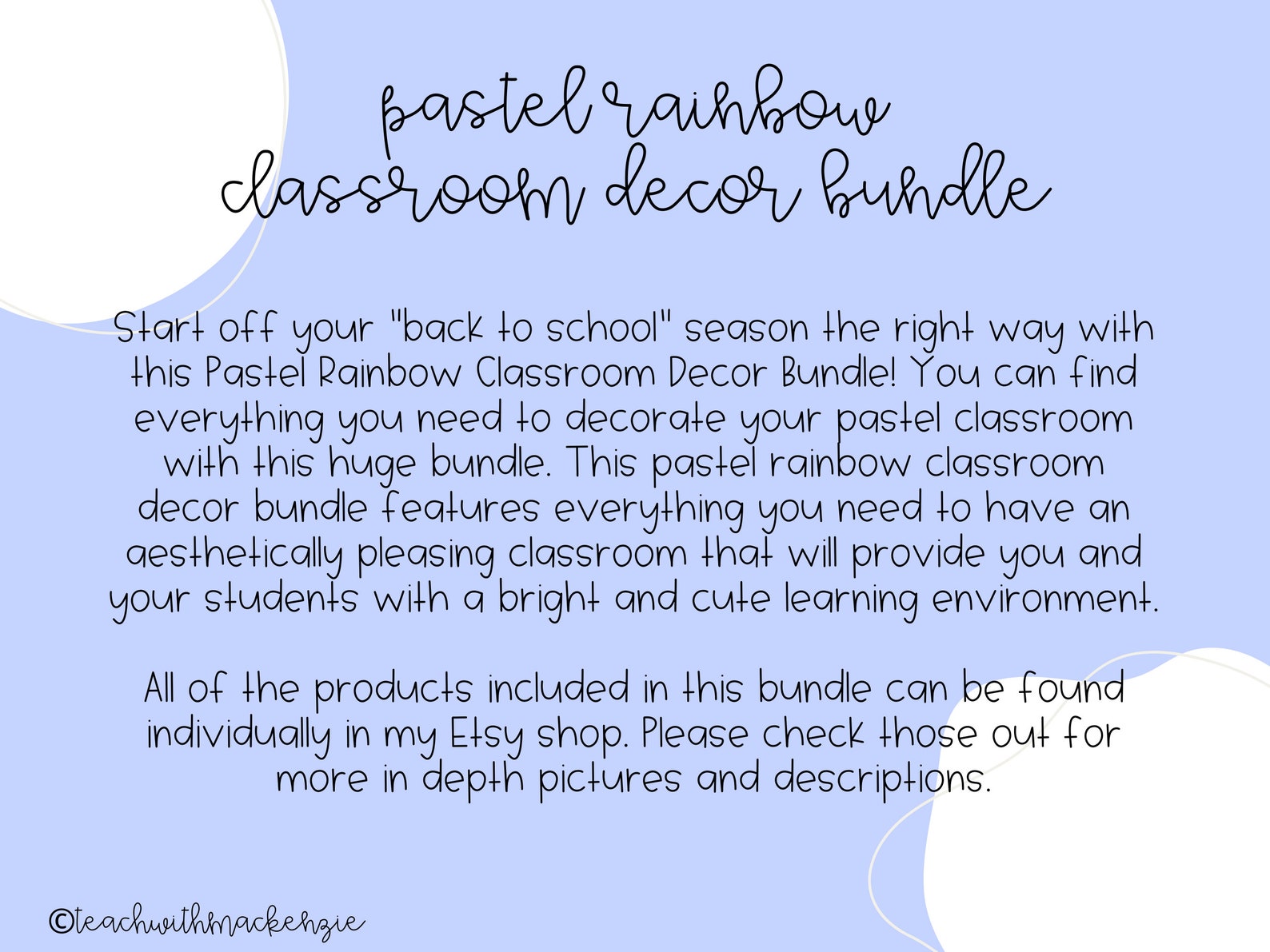 Pastel Rainbow Classroom Decor Bundle | Classroom Posters, Pastel ...