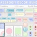 Pastel Rainbow Classroom Decor Bundle | Classroom Posters, Pastel ...