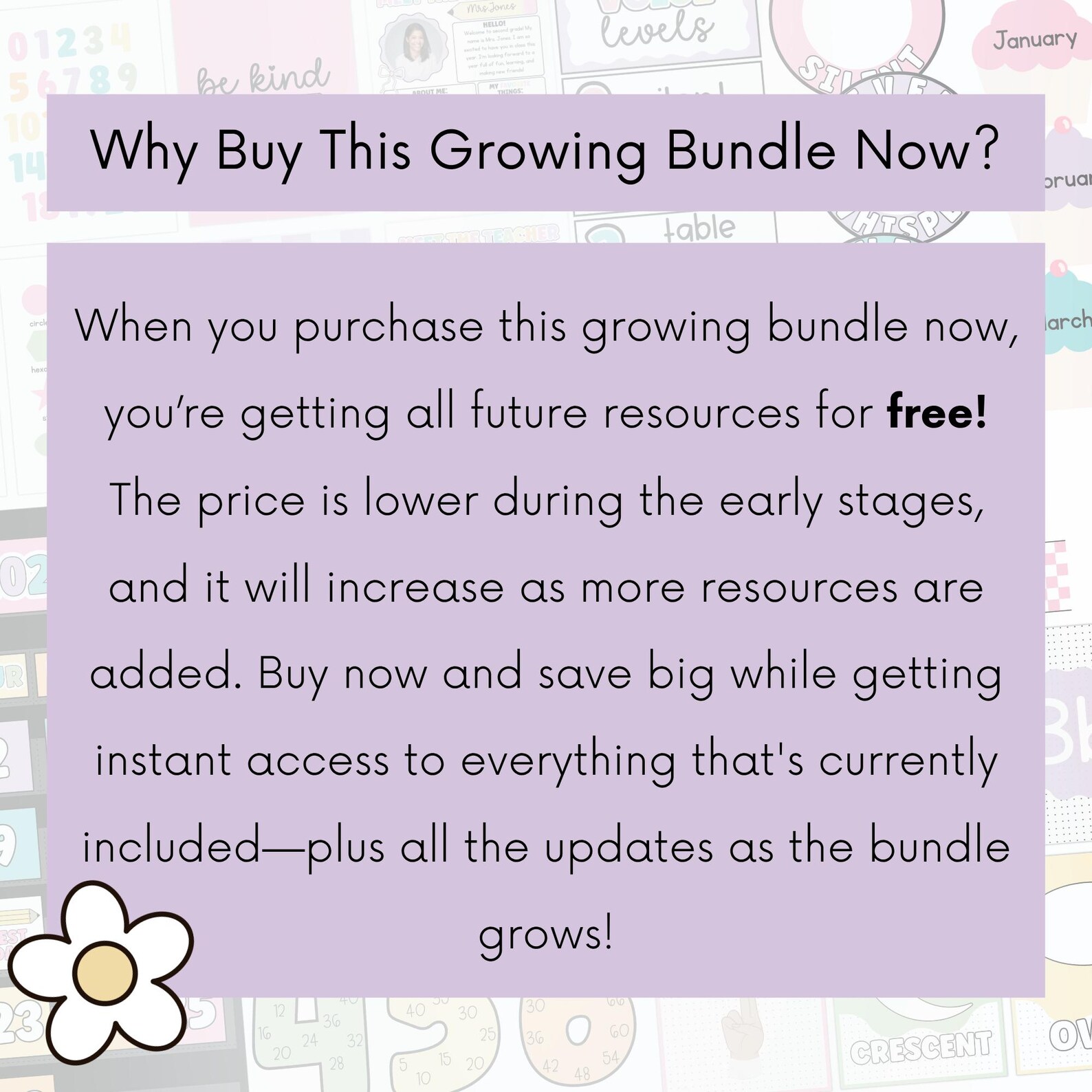 Pastel Rainbow Classroom Decor Growing Bundle | Classroom Theme ...