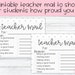 Printable Teacher Mail Pastel Rainbow Back to School - Etsy