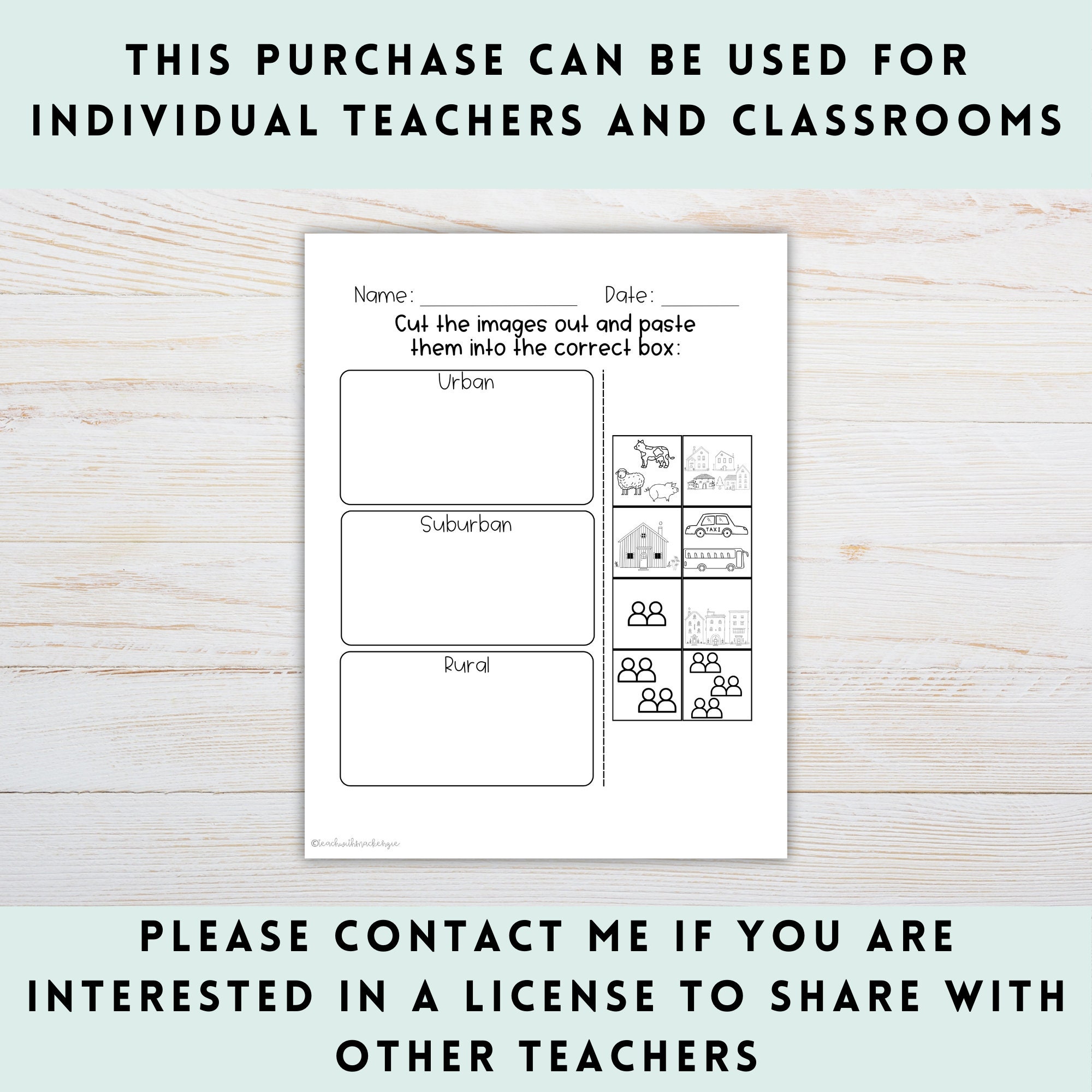 Types of Communities Worksheets | Printable Social Studies Worksheet ...