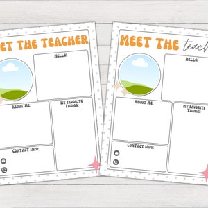 Editable Meet the Teacher Template | Groovy Meet the Teacher Template ...