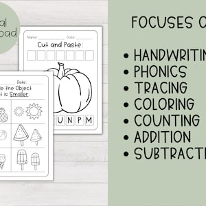 Four Seasons Worksheet Bundle for Preschool and Kindergarten ...