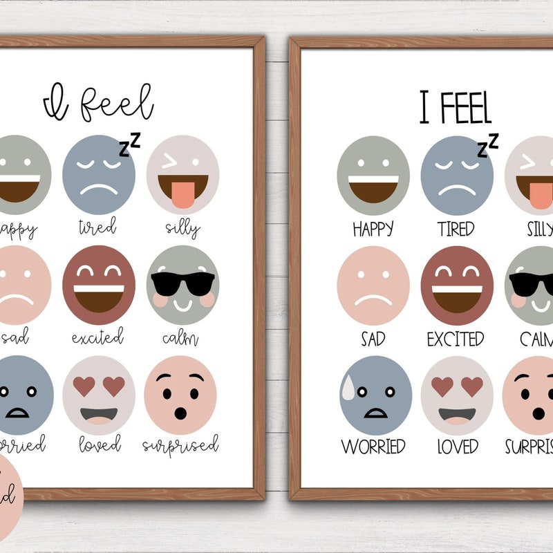 Emotions Poster - Etsy