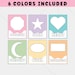 Printable Pastel Rainbow Shape Posters | Classroom Decor, Educational ...
